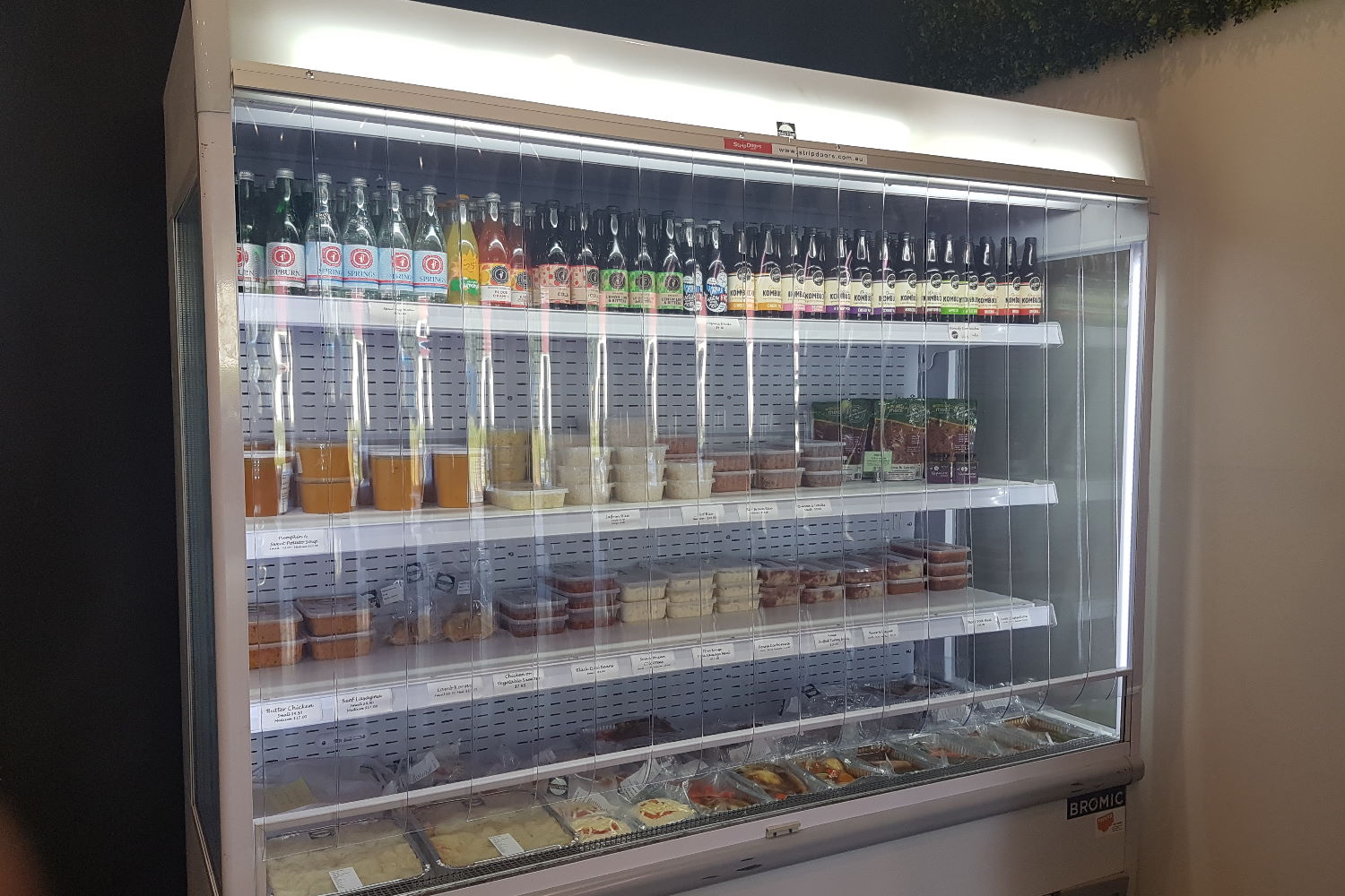 Open Fridge & Food Displays | Strip Doors